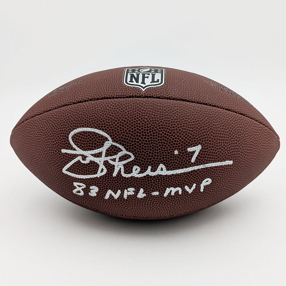 Joe Theismann Autographed Wilson Super Grip Full-Size NFL Football w/" – Frozen Pond