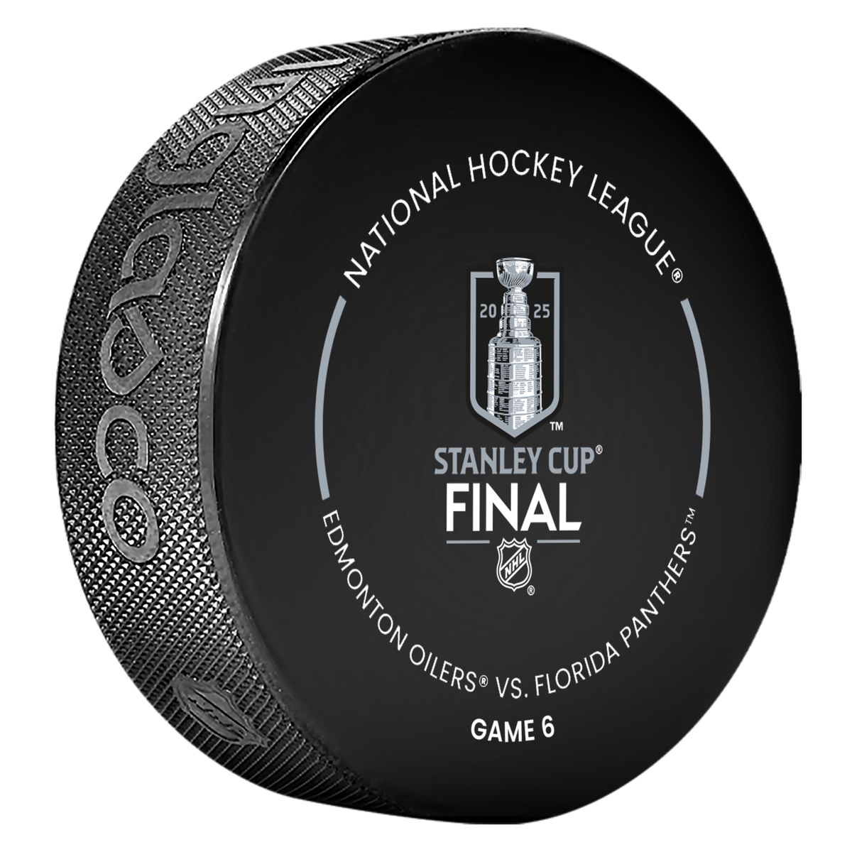 2025 Stanley Cup Finals Game 6 Official Game Puck – Frozen Pond