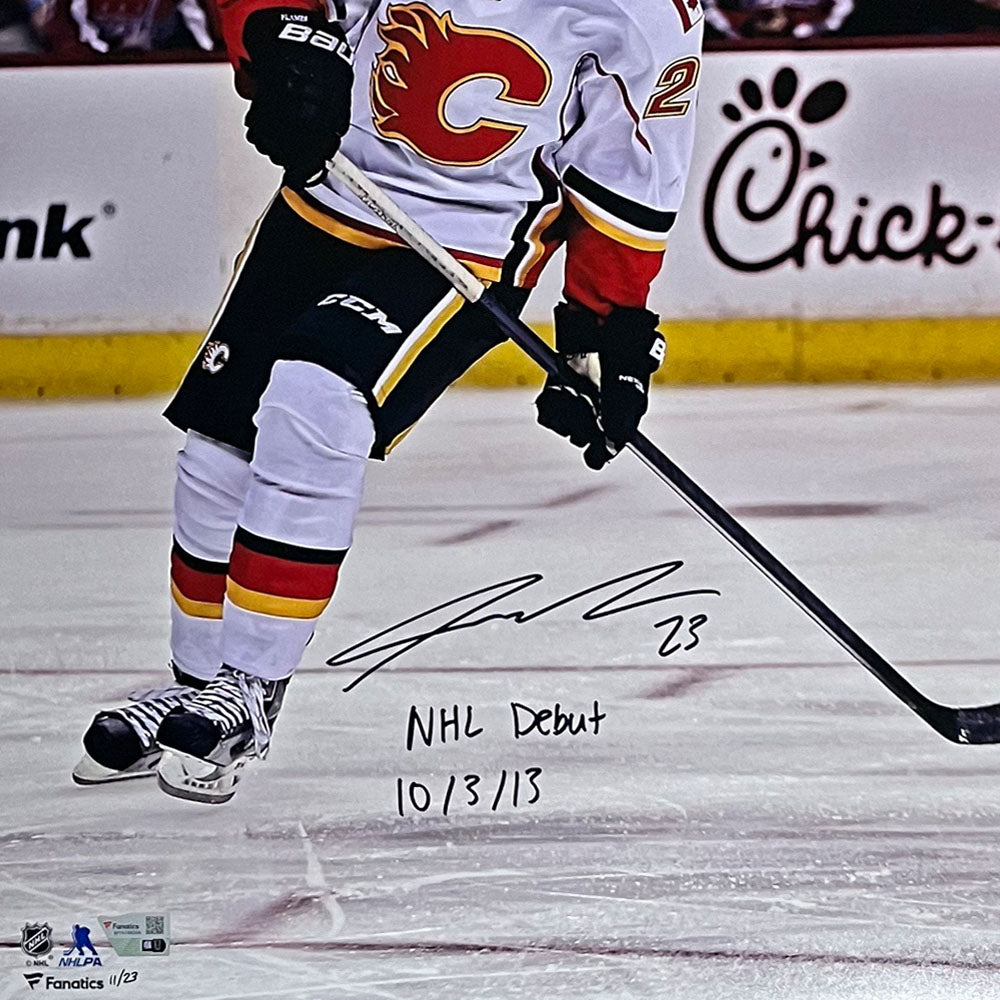 Sean Monahan Autographed Calgary Flames 16X20 Photo – Frozen Pond