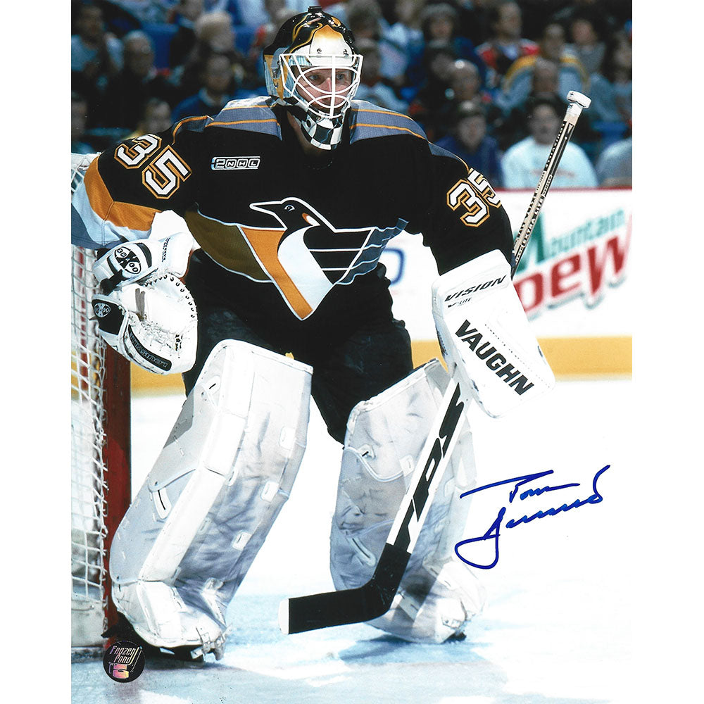 Tom Barrasso Autographed Pittsburgh Penguins 8X10 Photo – Frozen Pond