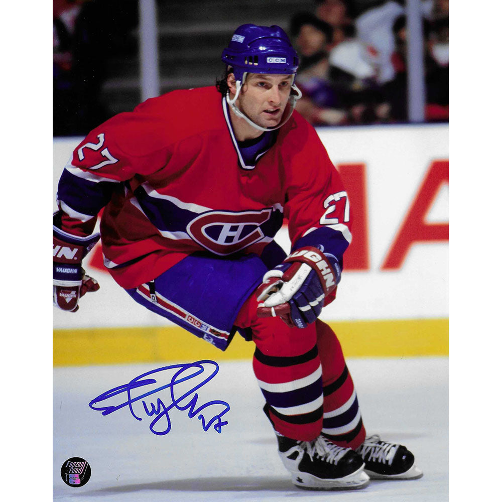 Shayne Corson Autographed Montreal Canadiens 8X10 Photo – Frozen Pond
