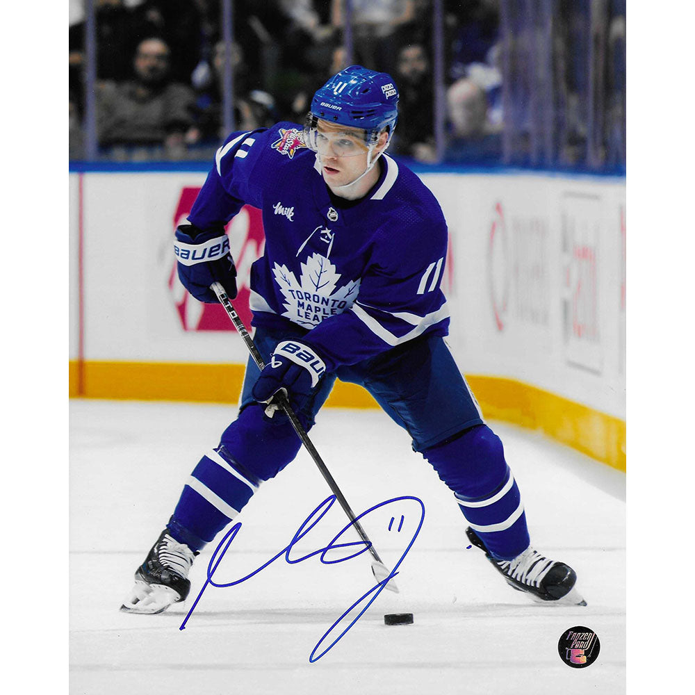 Max Domi Autographed Toronto Maple Leafs 8X10 Photo – Frozen Pond