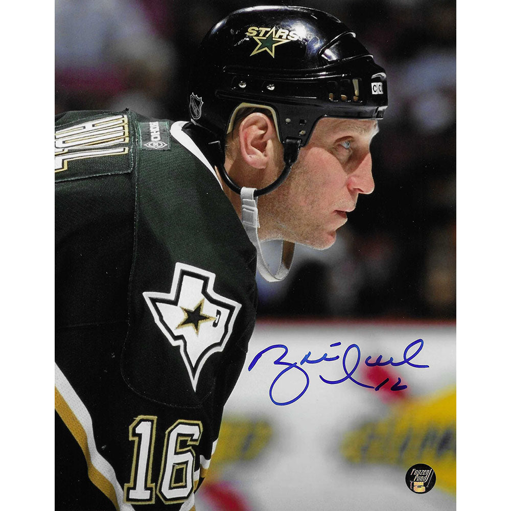 Brett Hull Autographed Dallas Stars 8X10 Photo – Frozen Pond