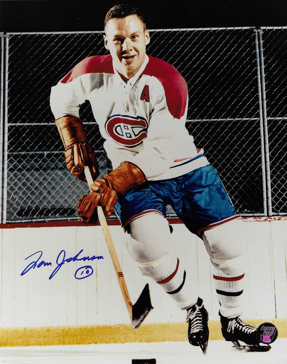 Tom Johnson (deceased) Autographed Montreal Canadiens 8X10 Photo ...