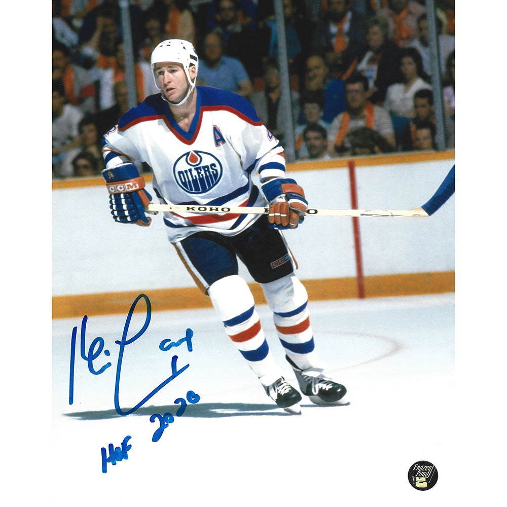 Kevin Lowe Autographed Edmonton Oilers 8X10 Photo – Frozen Pond