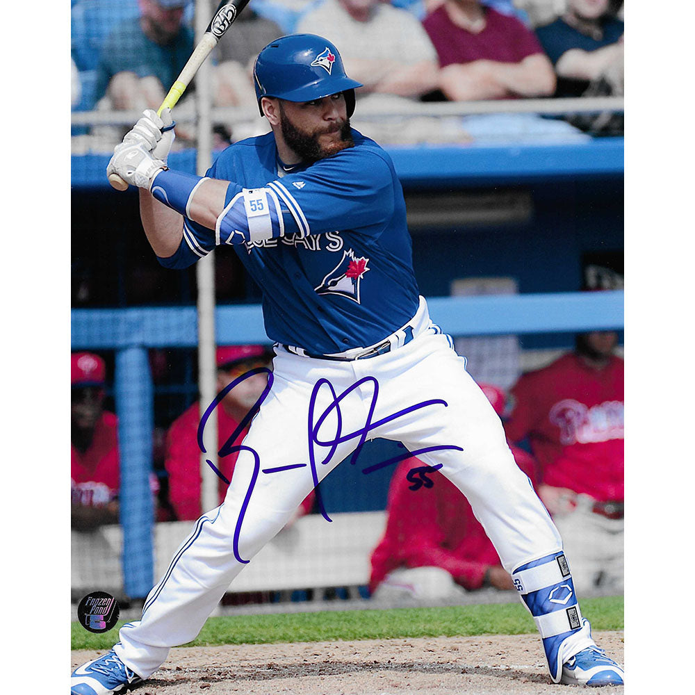 Russell Martin Autographed Toronto Blue Jays 8X10 Photo – Frozen Pond