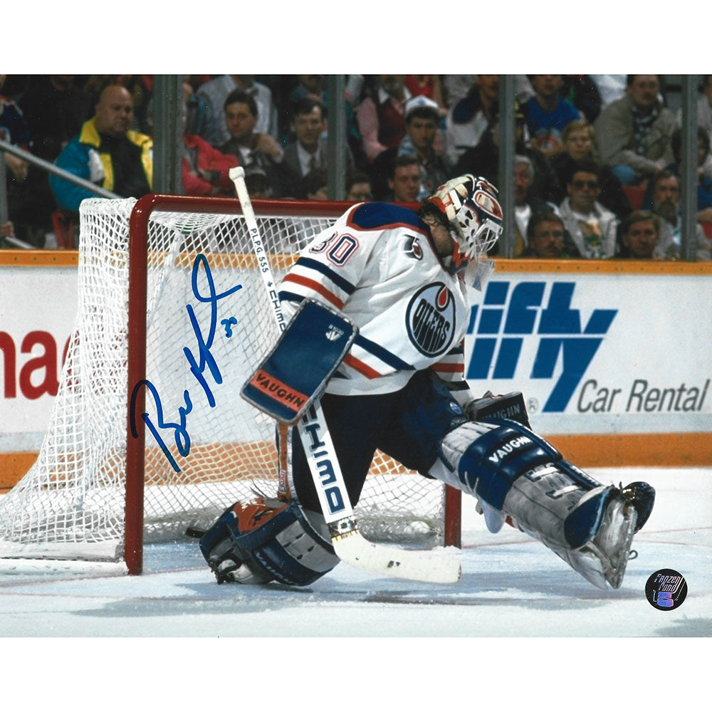 Bill Ranford Autographed Edmonton Oilers 8X10 Photo – Frozen Pond