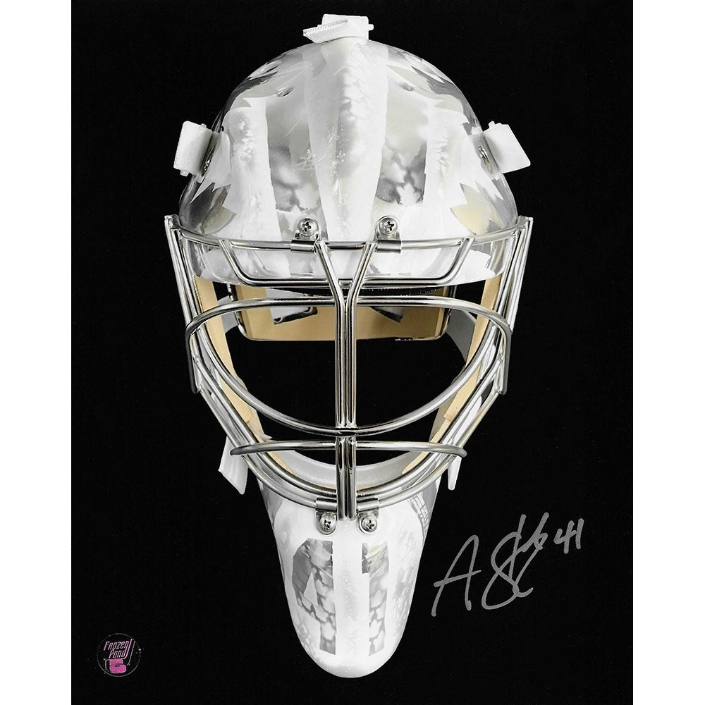 Anthony Stolarz Autographed Toronto Maple Leafs 8X10 Photo (Mask ...