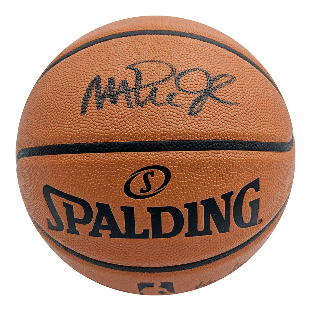 Magic Johnson Autographed Spalding Game Series NBA Basketball – Frozen Pond