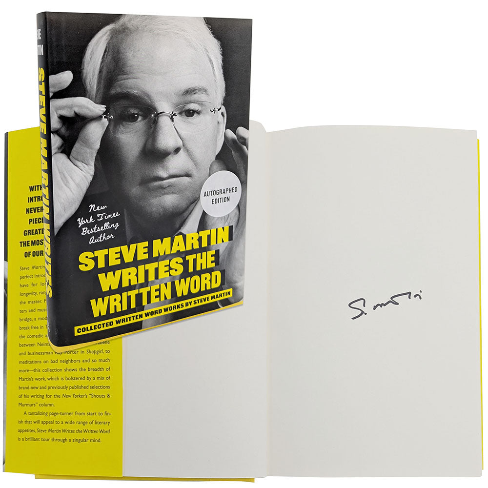 Steve Martin "Steve Martin Writes the Written Word" Autographed Book ...