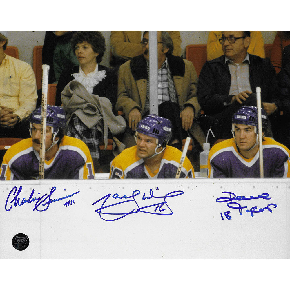 Triple Crown Line Autographed 8X10 Combo Photo – Frozen Pond