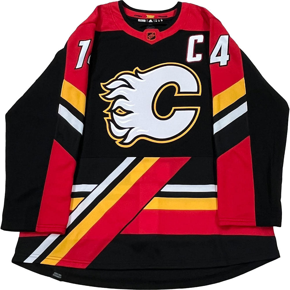 Theo Fleury Autographed Calgary Flames Reverse Retro Pro Jersey ...