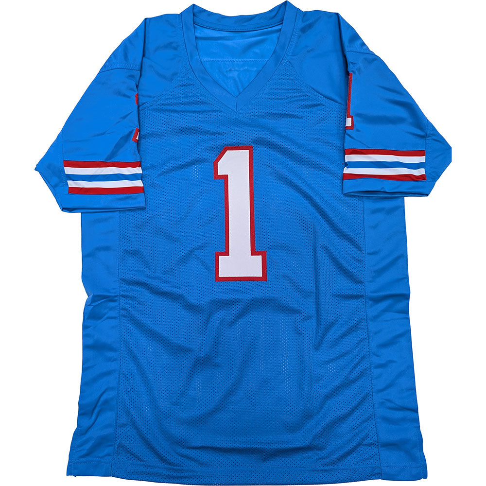 Warren Moon Autographed Replica Jersey – Frozen Pond