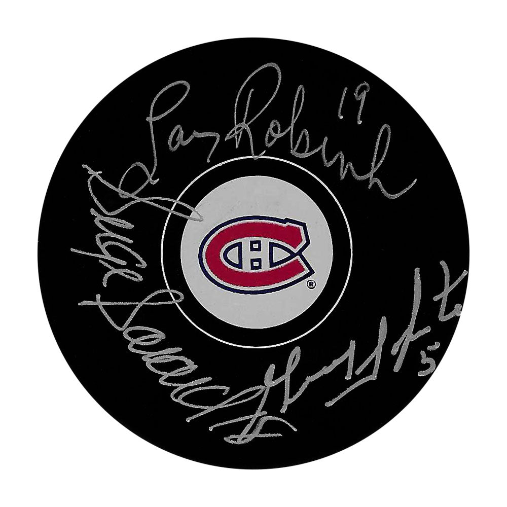 Guy Lapointe/Larry Robinson/Serge Savard Autographed Montreal Canadien ...