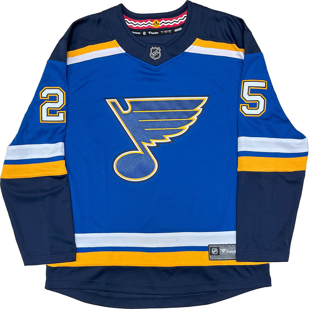 Jordan Kyrou Autographed St. Louis Blues Replica Jersey – Frozen Pond