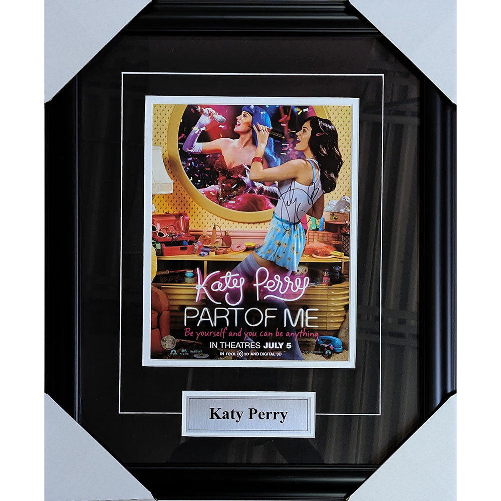 Katy Perry Framed Autographed "Part of Me" 9X11 Poster – Frozen Pond