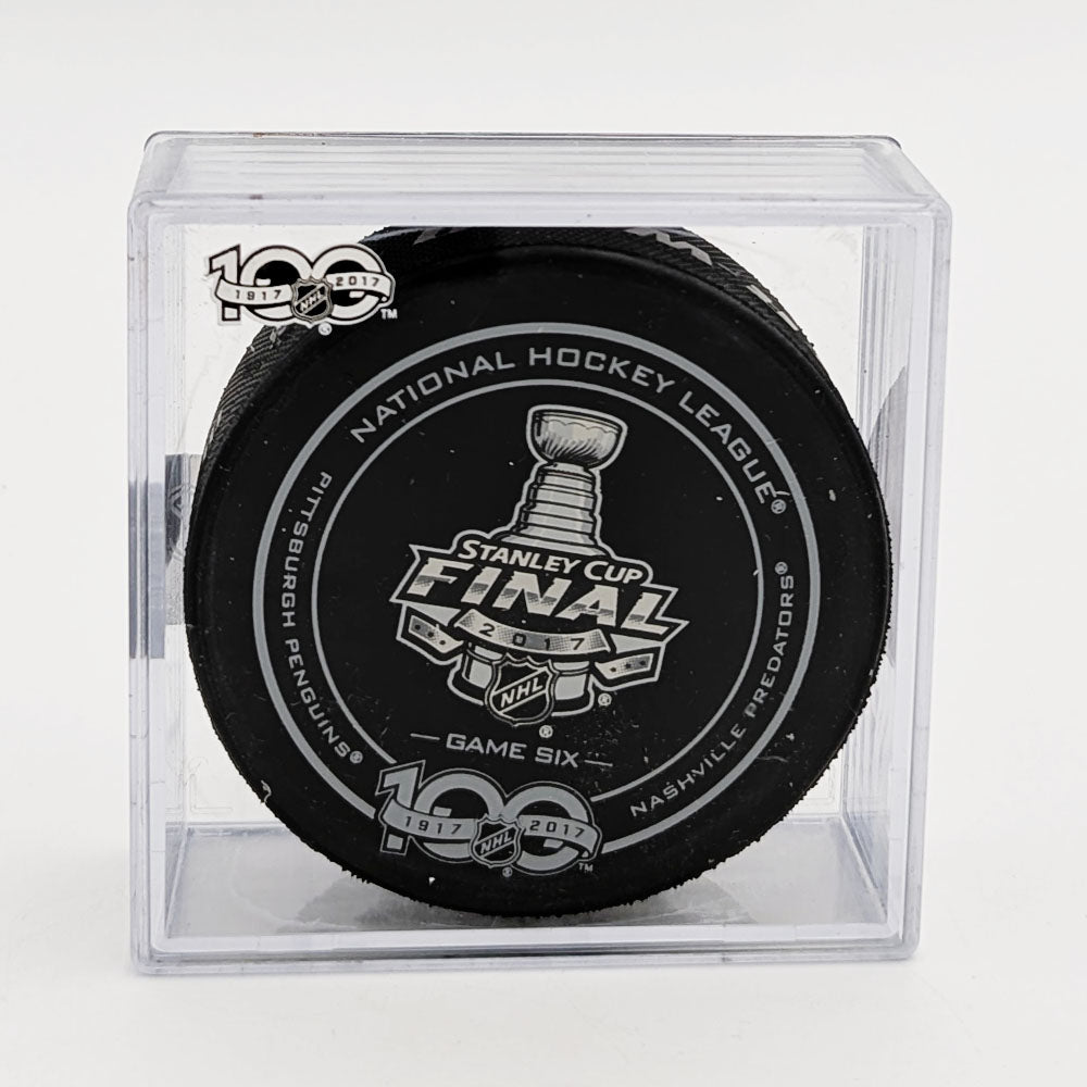 2017 Stanley Cup Finals Game 6 Official Game Puck – Frozen Pond