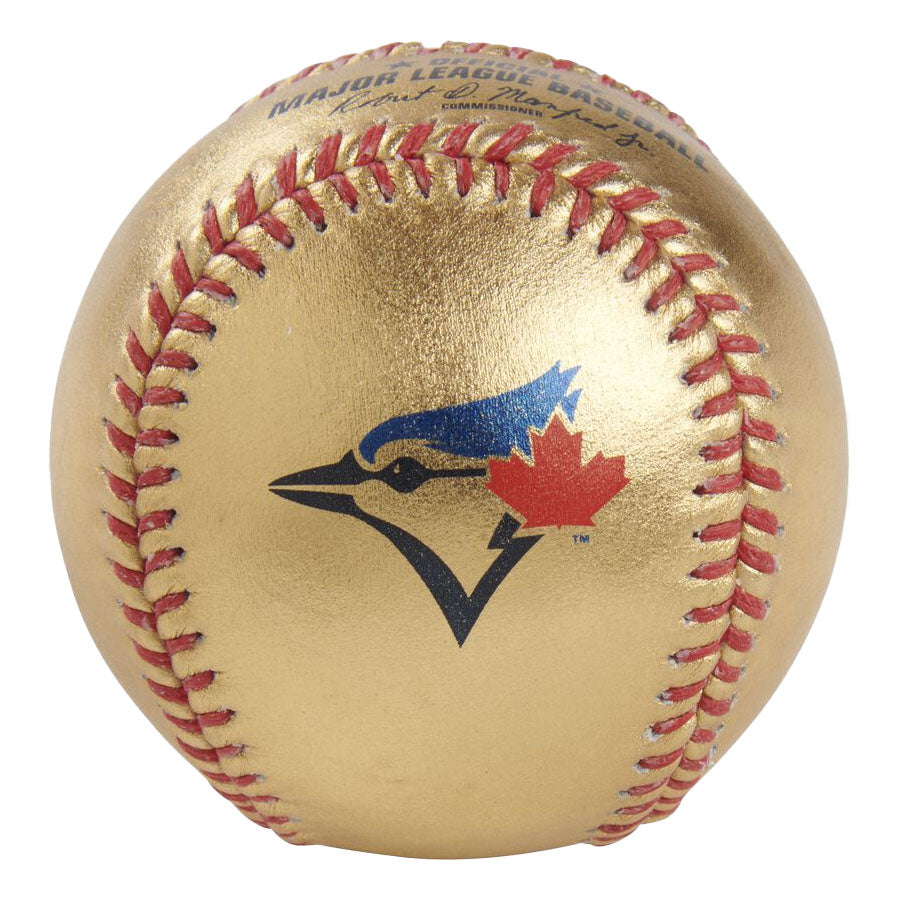 Toronto Blue Jays Logo Official Major League Gold Baseball – Frozen Pond
