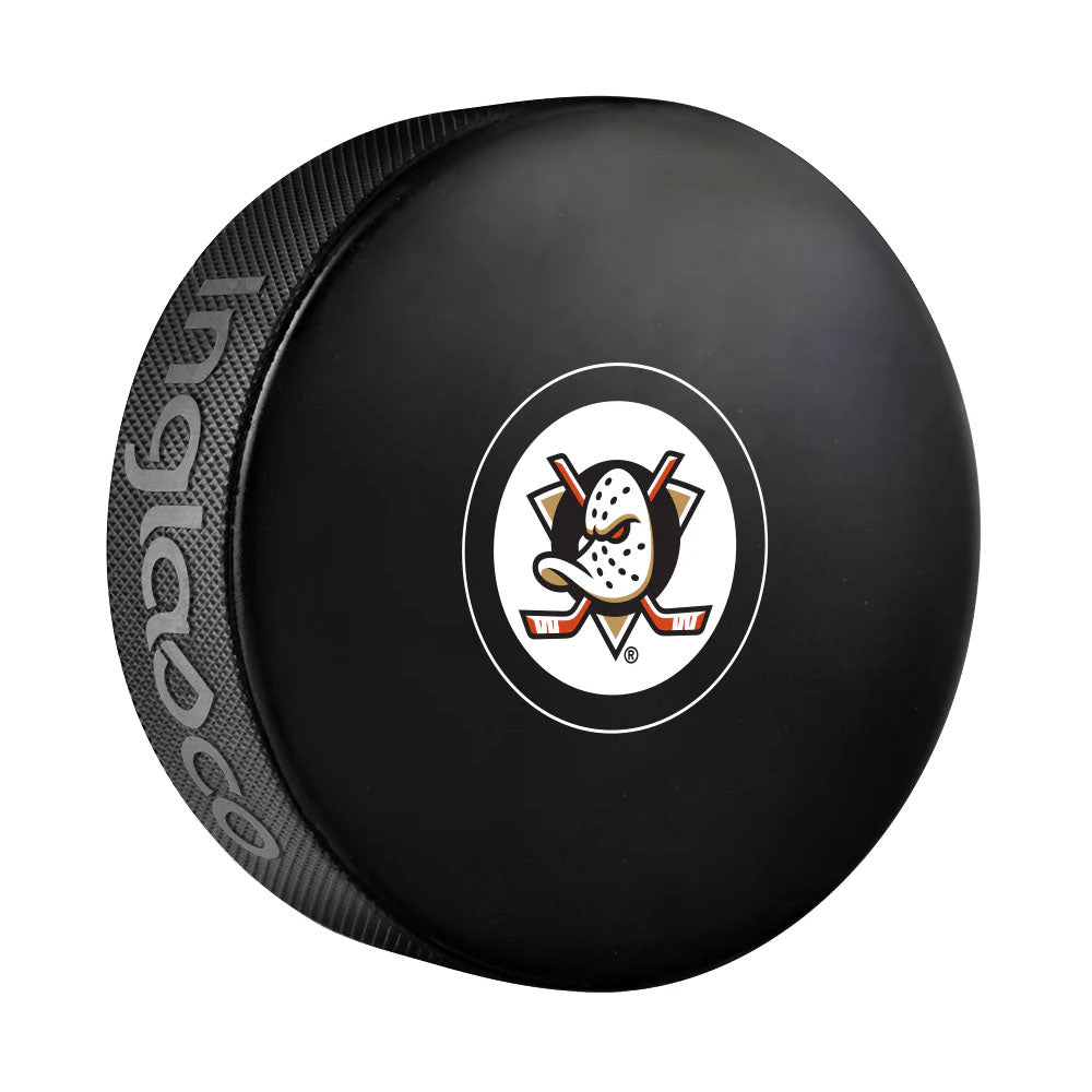 Anaheim Ducks Autograph Model Puck – Frozen Pond