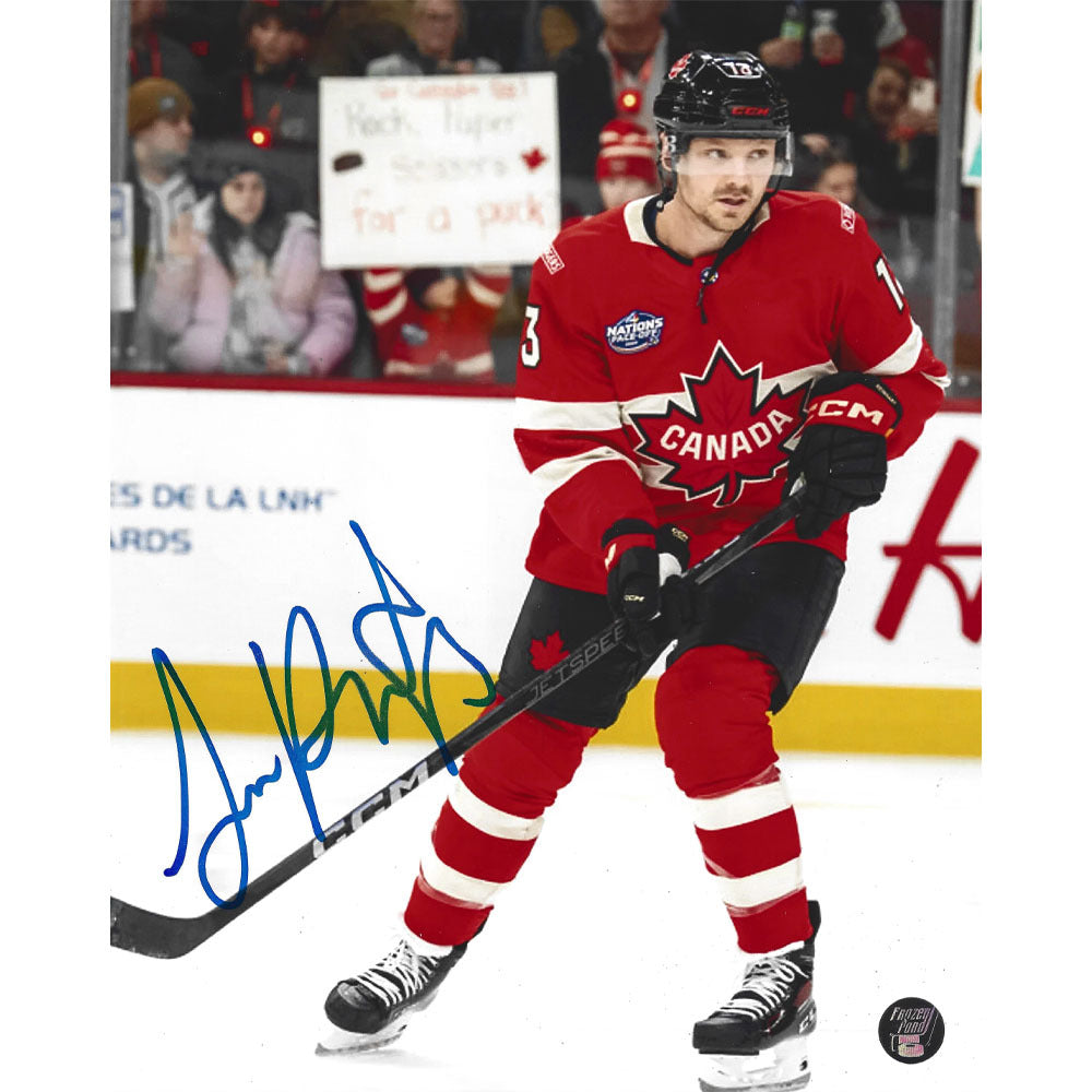 Sam Reinhart Autographed Team Canada 4 Nations Face-Off 8X10 Photo ...
