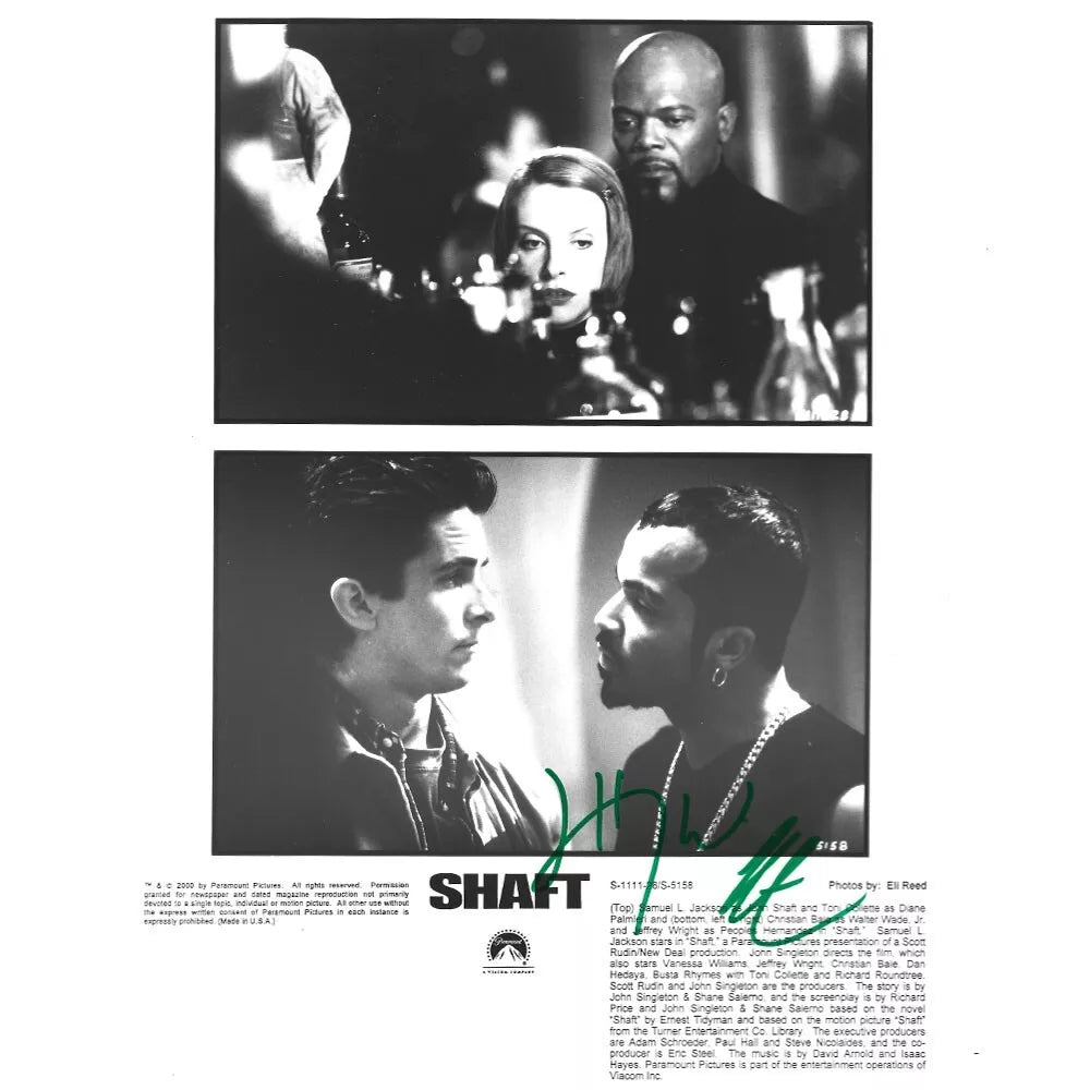 Jeffrey Wright Autographed "Shaft" 8X10 Photo – Frozen Pond