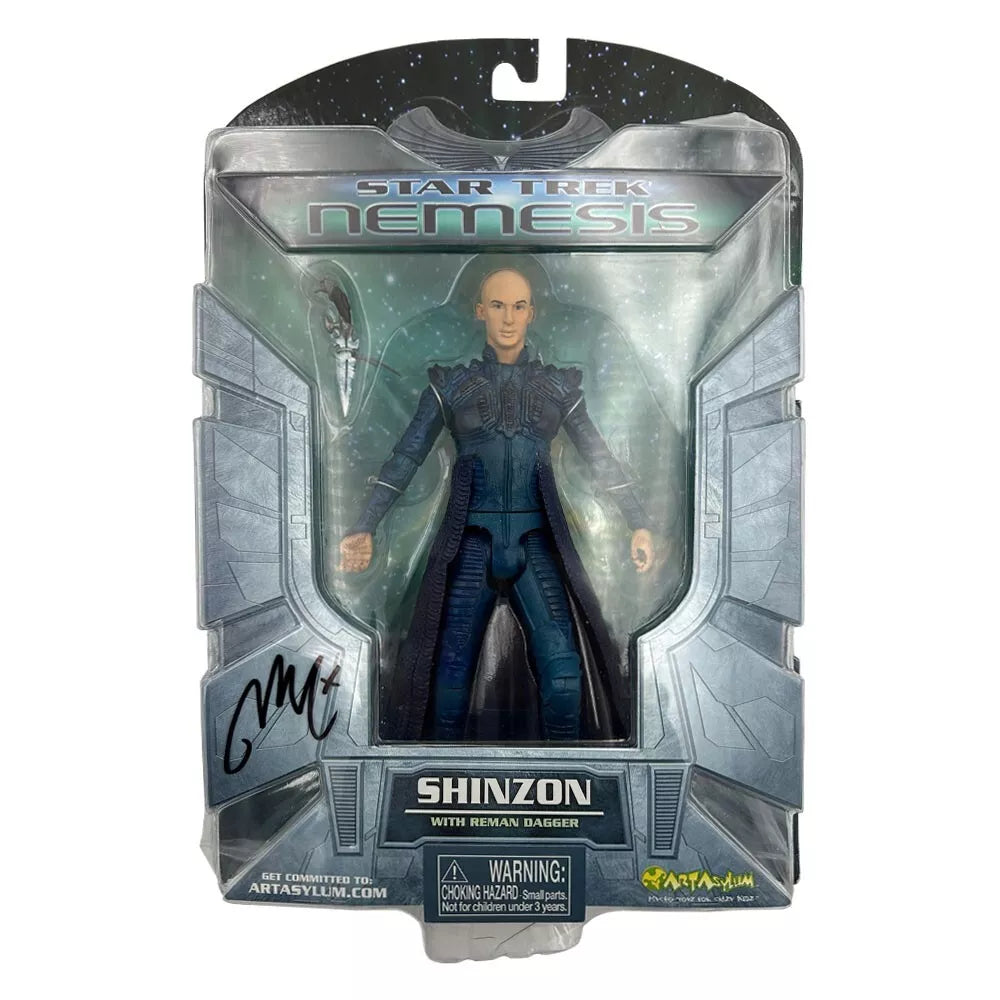 Tom Hardy Autographed "Star Trek: Nemesis" Shinzon Figurine – Frozen Pond