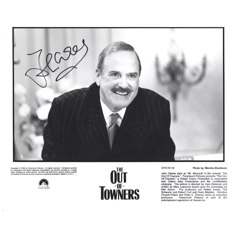 John Cleese Autographed "The Out of Towners" 8X10 Photo – Frozen Pond