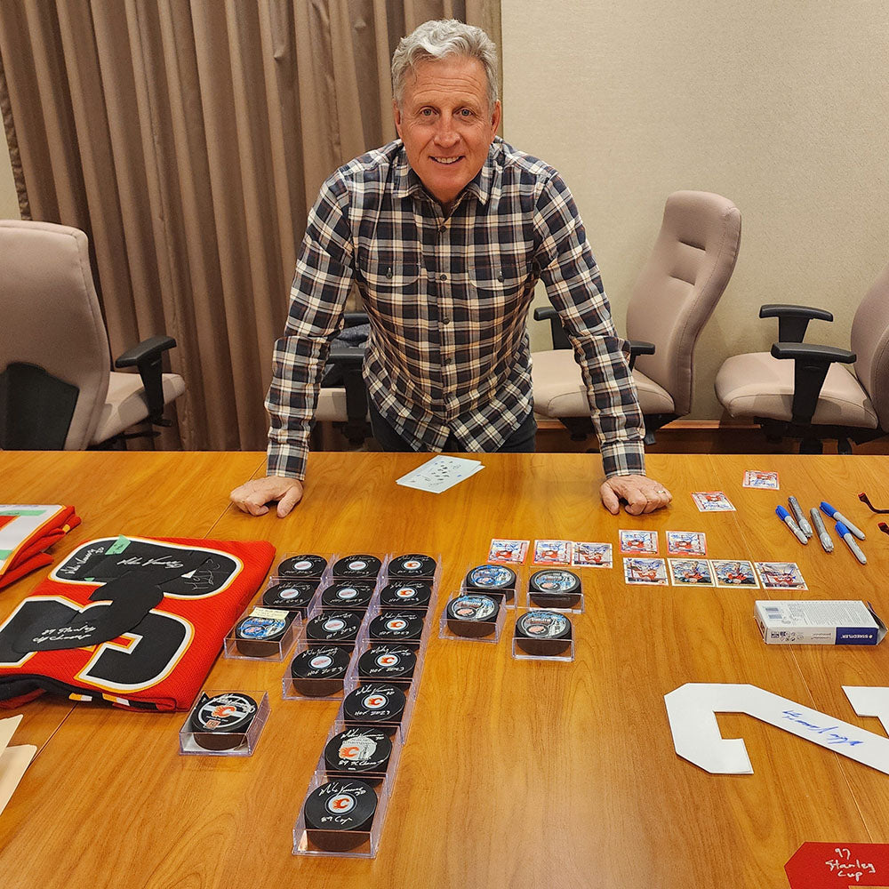 Mike Vernon Autographed 1981 NHL Draft Puck w/"56th Pick" – Frozen Pond