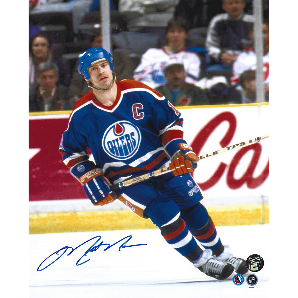 Mark Messier Autographed Edmonton Oilers 8X10 Photo – Frozen Pond