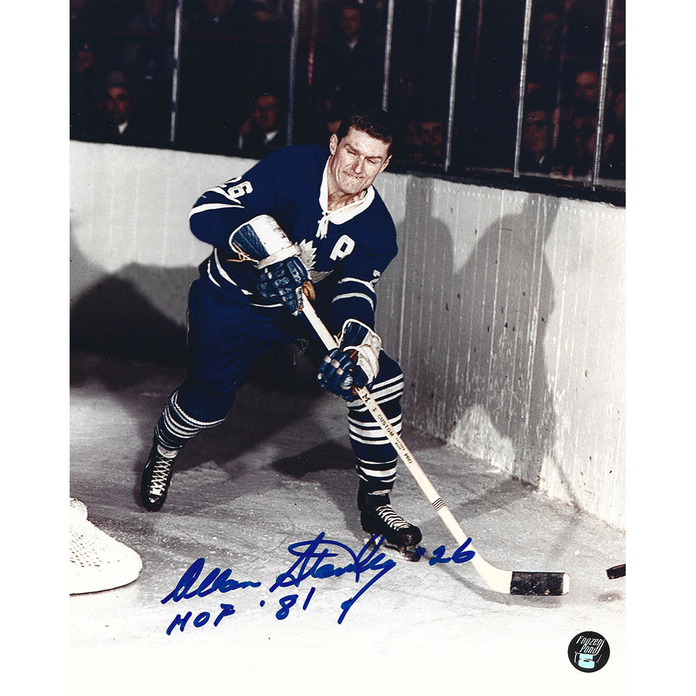 Allan Stanley (deceased) Autographed Toronto Maple Leafs 8X10 Photo (B ...