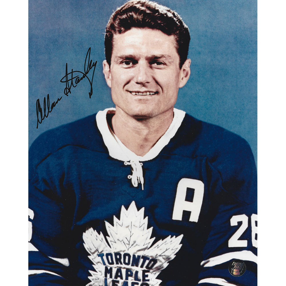 Allan Stanley (deceased) Autographed Toronto Maple Leafs 8X10 Photo (P ...