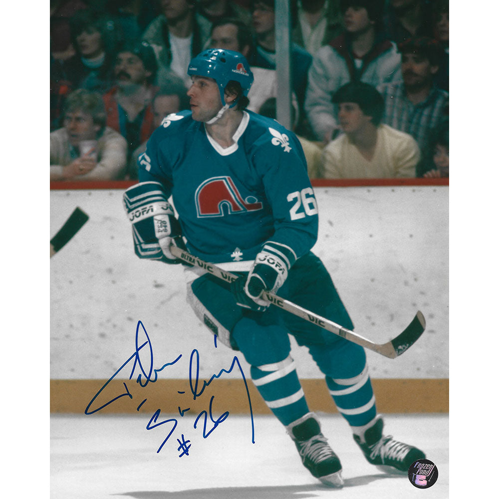 Peter Stastny Autographed Quebec Nordiques 8X10 Photo – Frozen Pond