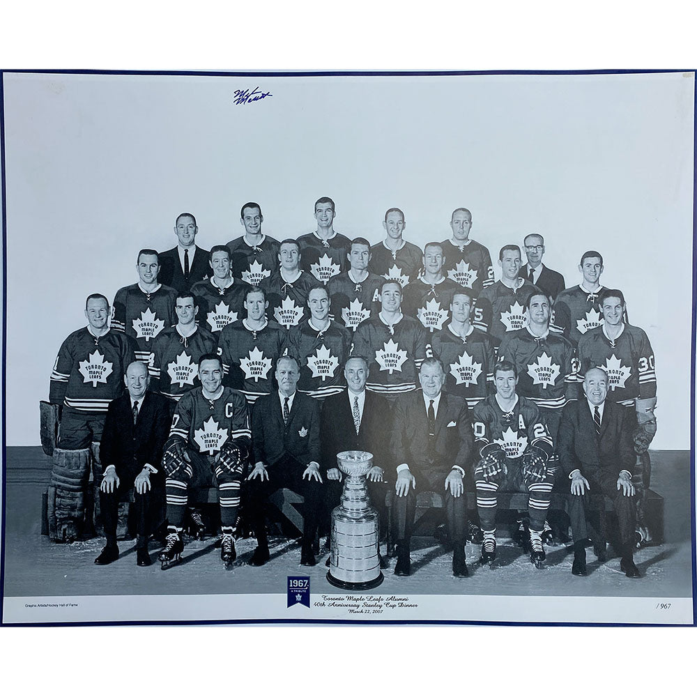 Milan Marcetta (deceased) Autographed 1967 Toronto Maple Leafs 16X20 L ...