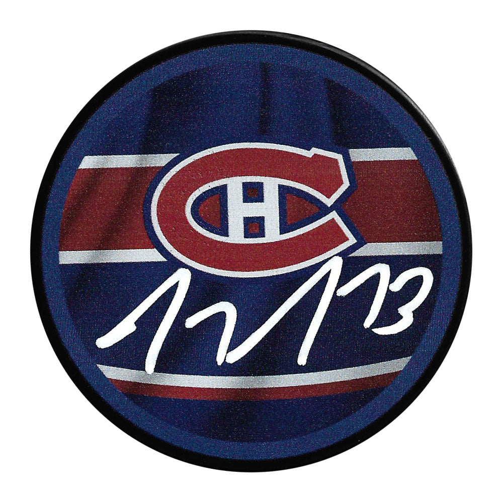 Tyler Toffoli Autographed Montreal Canadiens Reverse Retro Puck ...