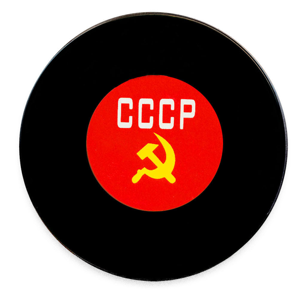 CCCP Red Logo Puck – Frozen Pond