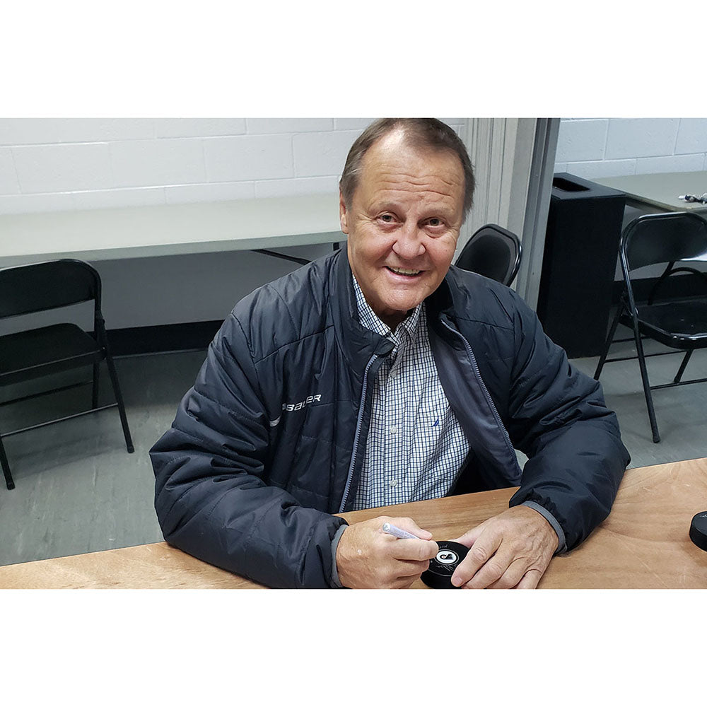 LCB Line (Leach/Clarke/Barber) Autographed Philadelphia Flyers Puck ...