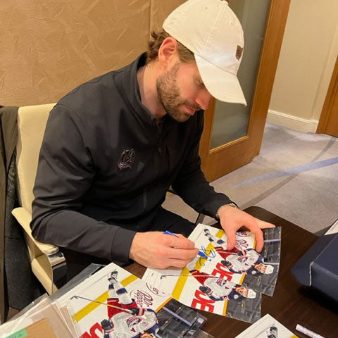 Boone Jenner Autographed Columbus Blue Jackets 8X10 Photo – Frozen Pond